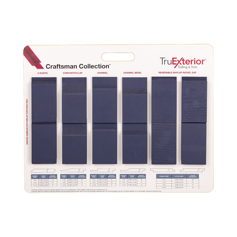 Siding and Trim Sample Boards | Present Your Siding Options