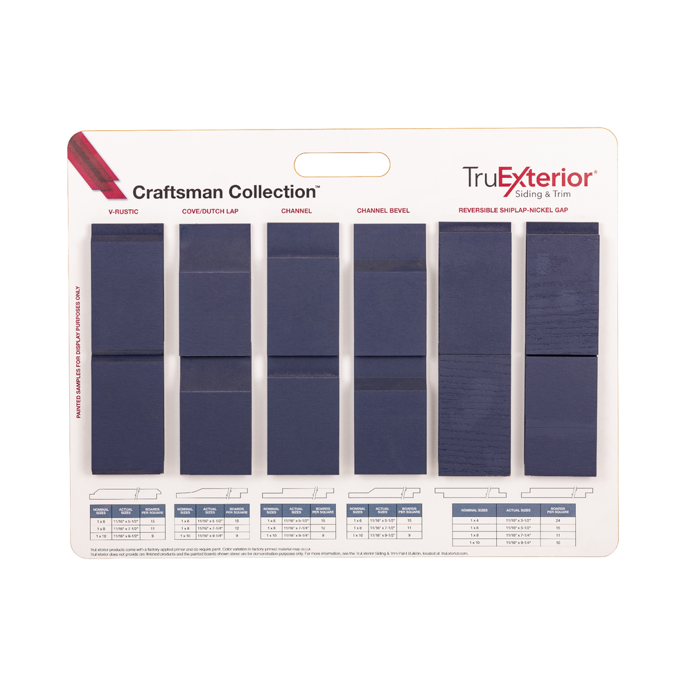 Siding and Trim Sample Boards | Present Your Siding Options
