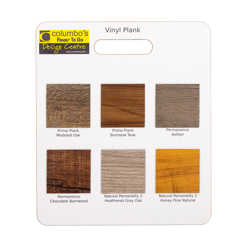 Vinyl Plank Sample Boards | Danroc