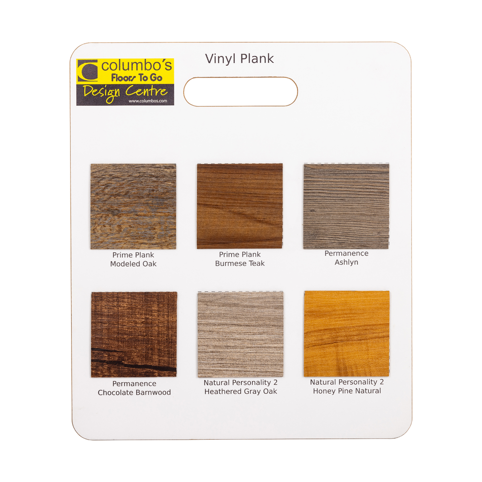 Vinyl Plank Sample Boards | Danroc